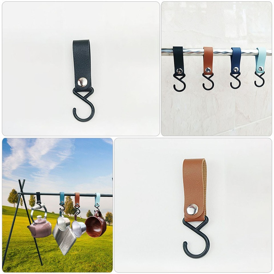 18 Pcs Camping Clothesline Hooks Strap Hook Hangers Outdoor Hook | eBay UK