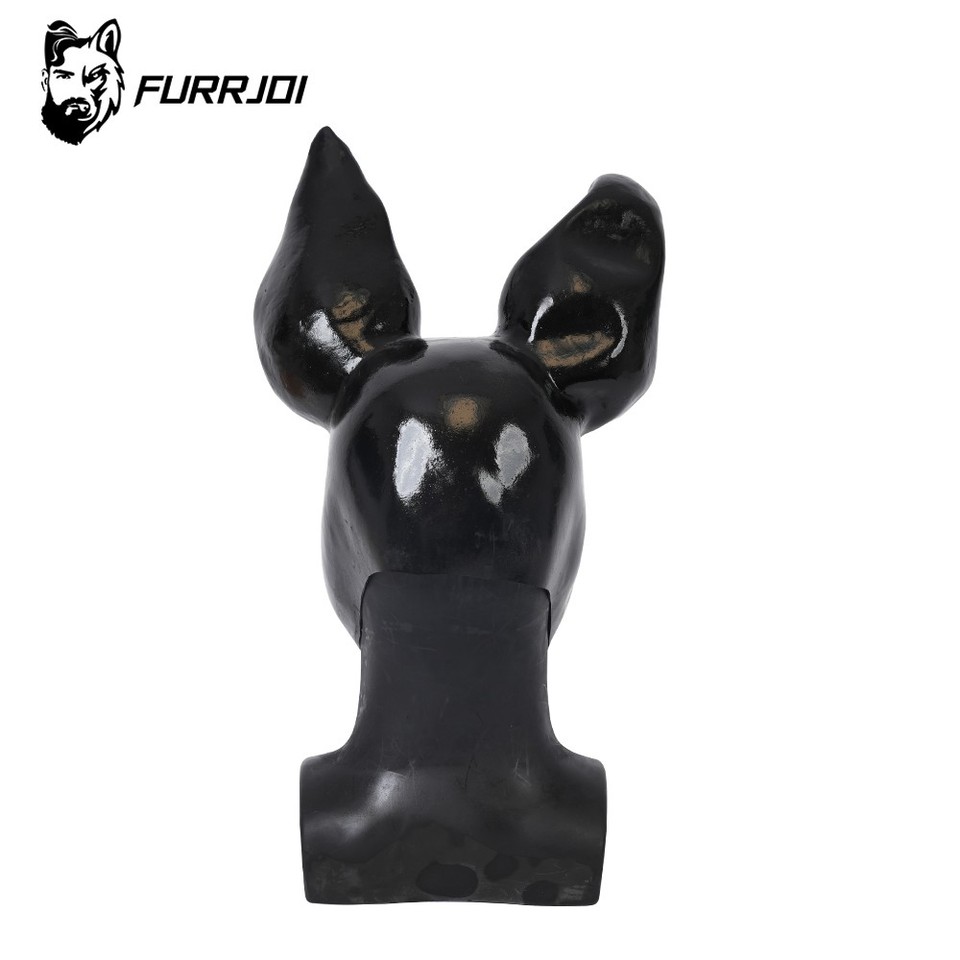 Latex Puppy Hood Dog Head Mask Headgear Party Costume For Cosplay | eBay
