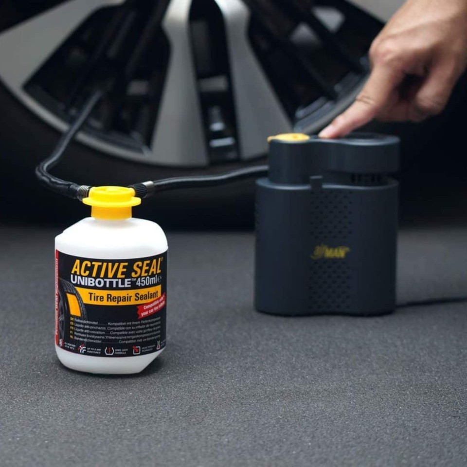 Tire Repair Sealant 450ml UNIBOTTLE - Tire Repair Sealant Can Be Used ...