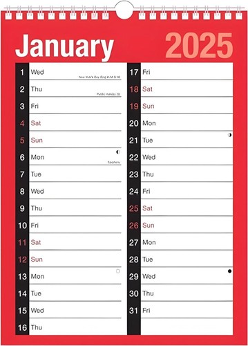 2025 Wall Calendar Calendar, Large 3 Month to View Planner Easy View ...
