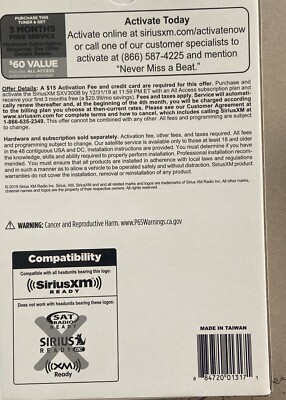 SiriusXM Model SXV300B | eBay