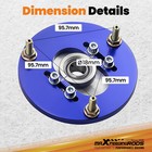 2x Front Suspension Coilover Top Hat Camber Plates For BMW 3 Series E36 ...