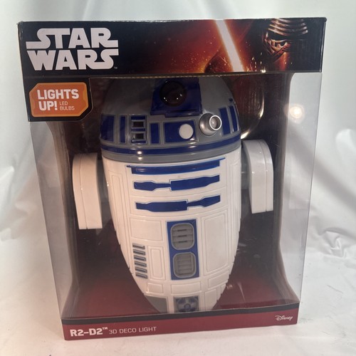 New Star Wars R2-D2 Deco 3D Light FX LED Wall Light With Wall Decal ...