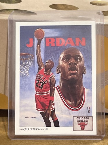 1991-92 Upper Deck The Collectors Choice Bulls Checklist Michael Jordan ...
