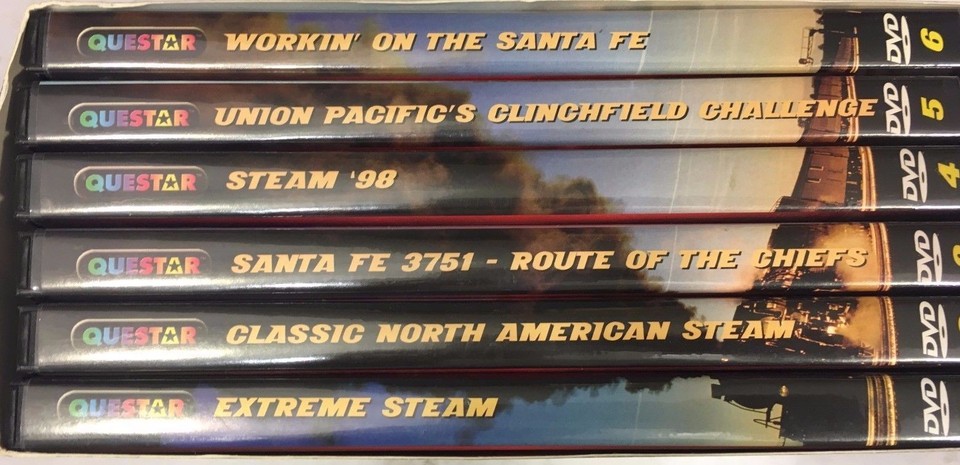 Questar Extreme Steam America's Greatest Steam Trains DVD set ISBN:1 ...