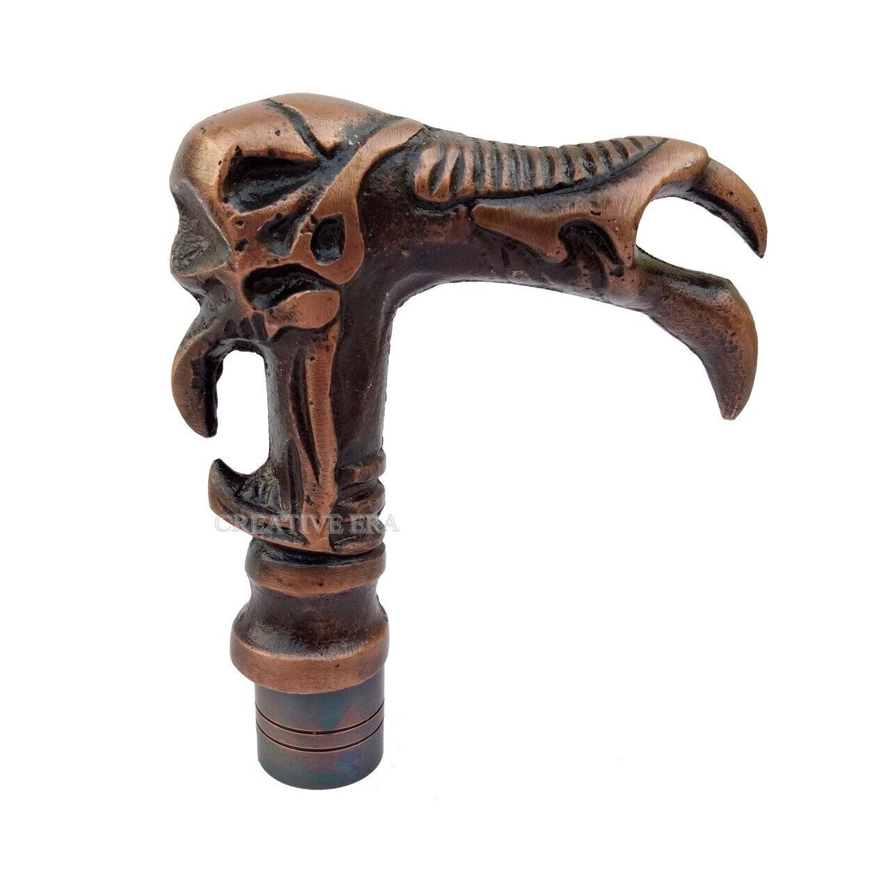 Solid Designer Dragon Head Handle Victorian Vintage F… - Gem