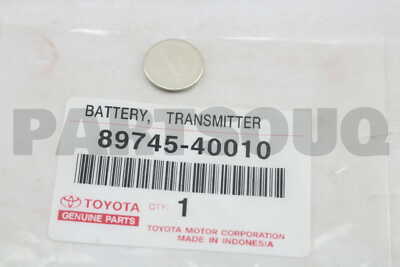 8974540010 Genuine Toyota BATTERY, TRANSMITTER 89745-40010 | eBay