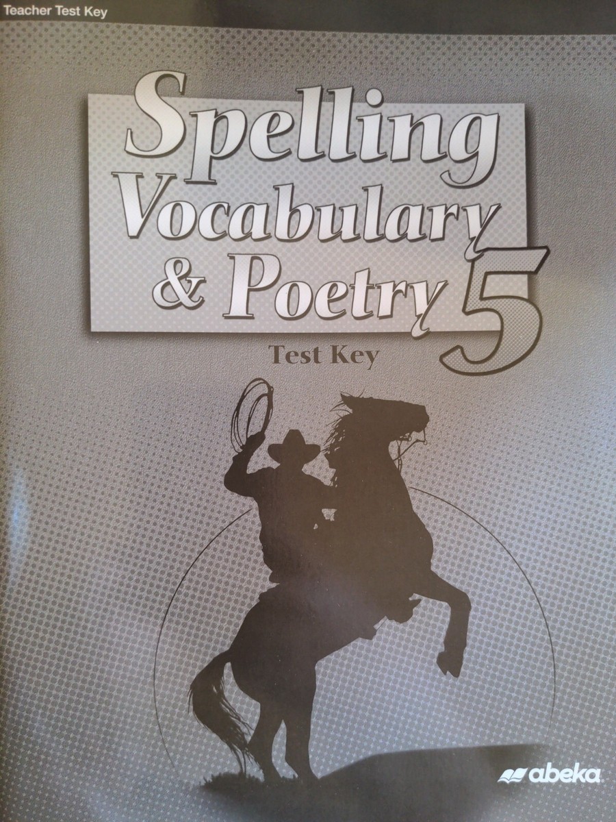 Spelling Vocabulary And Poetry 5 Teacher Edition