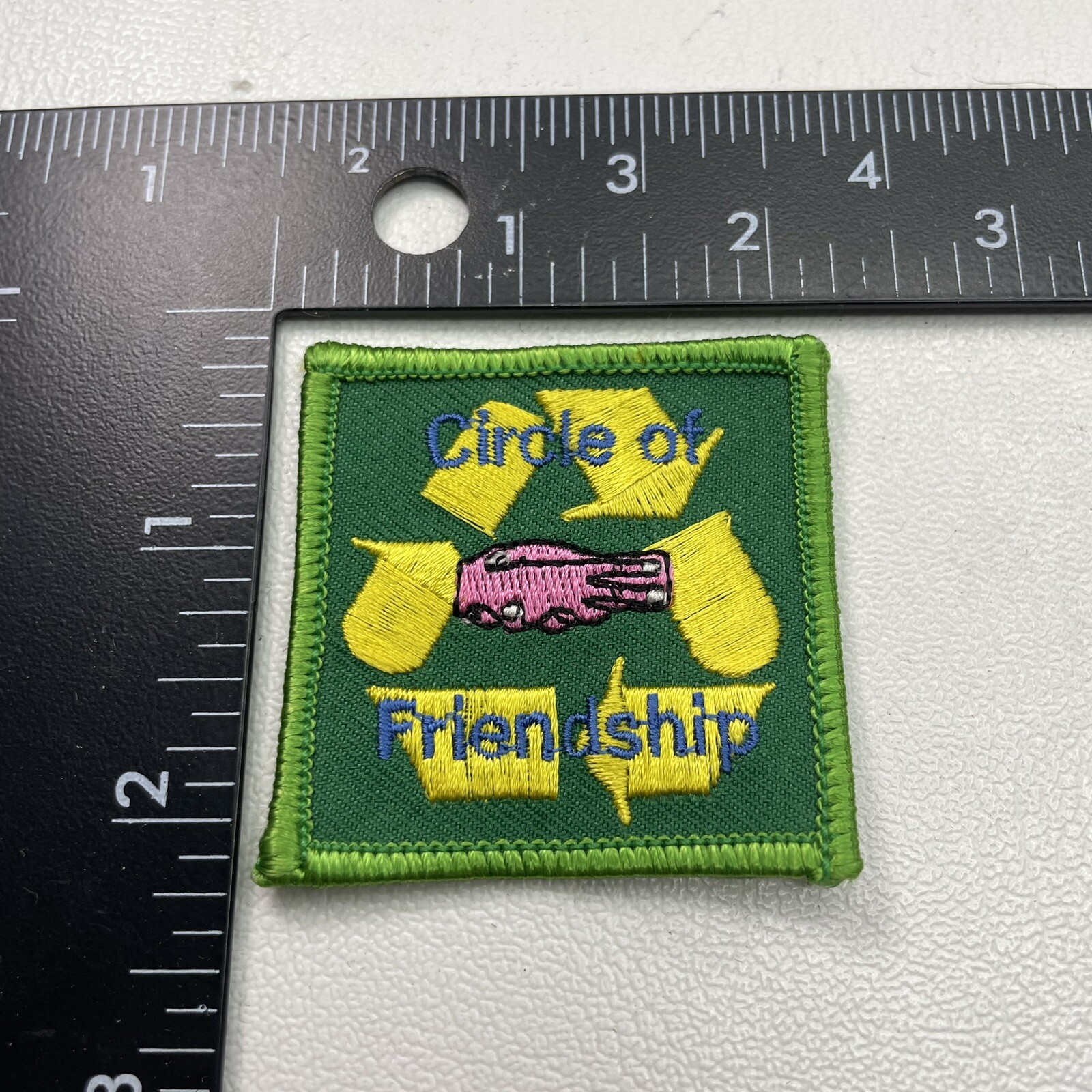 Handshake CIRCLE OF FRIENDSHIP Patch (Buddies, Pals, Relationships ...