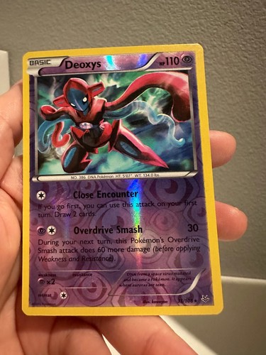 Deoxys 33/108 - XY - Roaring Skies (2015) - Pokemon TCG - Reverse NM ...