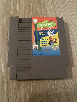 Sesame Street 123 - Authentic Nintendo NES Game - Tested & Works ...