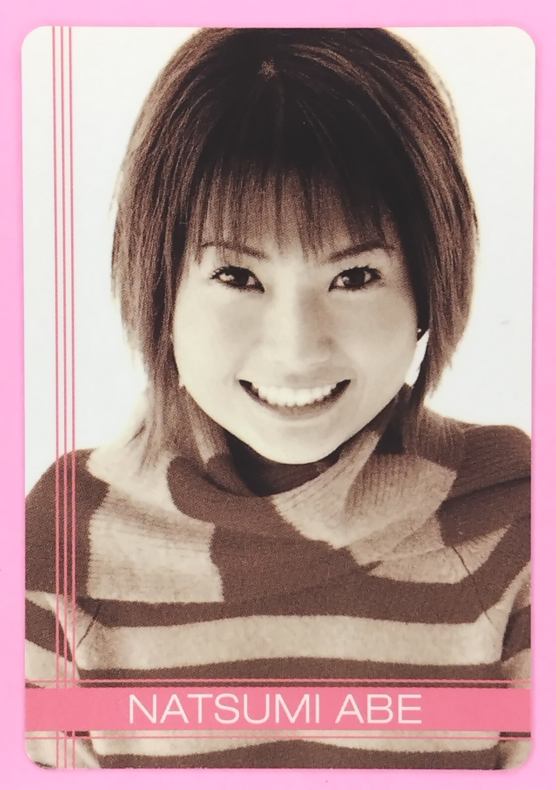 Natsumi Abe Morning Musume. TCG Japanese Idol COLLECTION CARD Amada No ...
