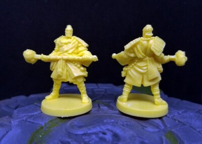 Dungeons & Dragons -Fantasy Miniature-Rising Sun- 1 Asian Fighter with ...