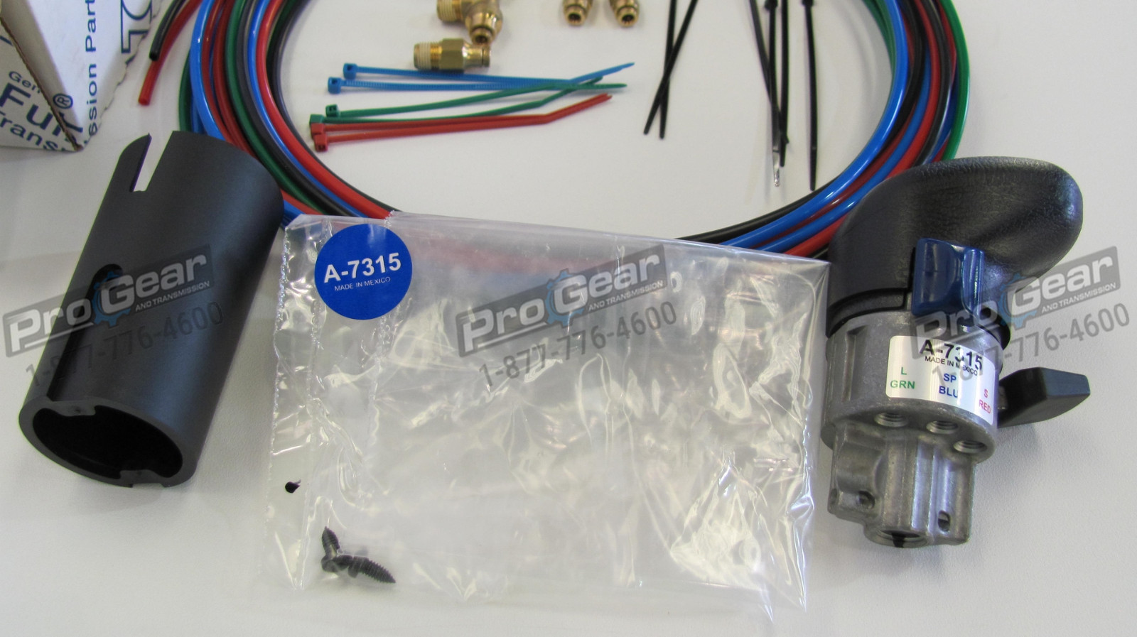 RH Genuine Eaton Shift Knob & 4 line Air Line kit 8LL Transmission ...