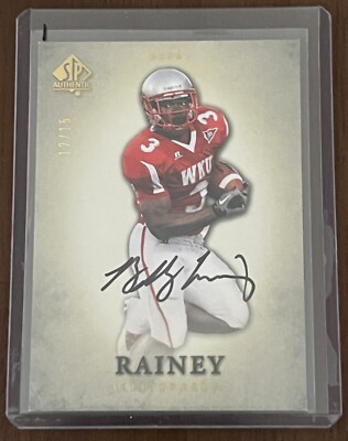 2012 SP Authentic Autographs Gold #11 Bobby Rainey Auto 12 /15 | eBay