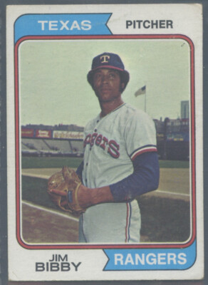 1974 Topps #11 Jim Bibby Texas Rangers | eBay