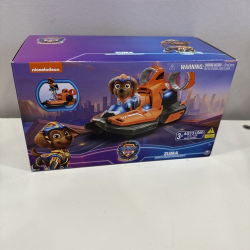 The Mighty Movie Paw Patrol Zuma Pups Action Figure Sounds Lights Jet ...