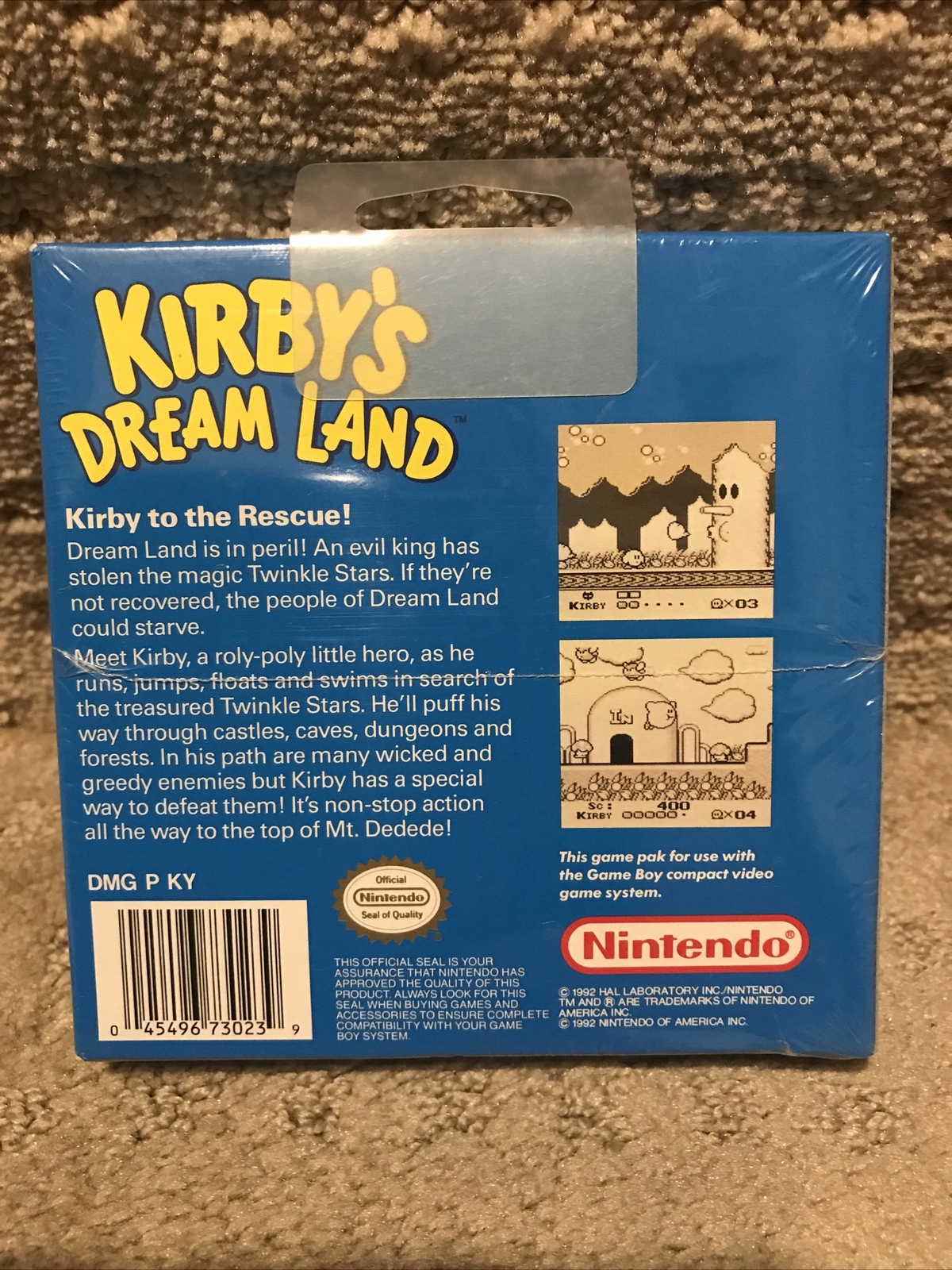 Kirby's Dream Land (Nintendo Game Boy, 1992) for sale online | eBay