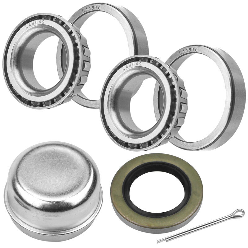 Trailer Wheel Bearing Set L44649 L44610 1-1/16" Axle Spindle For ...
