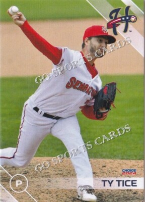 2024 Harrisburg Senators Ty Tice RC Rookie Card Nationals Minor League ...