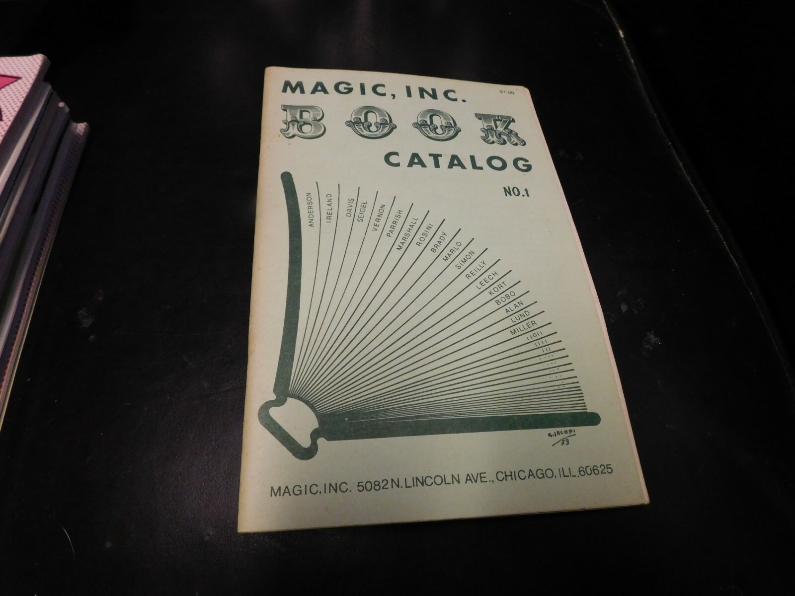 Magic Inc, Chicago Illinois Vintage Magician Supply Catalog No. 1 Green ...