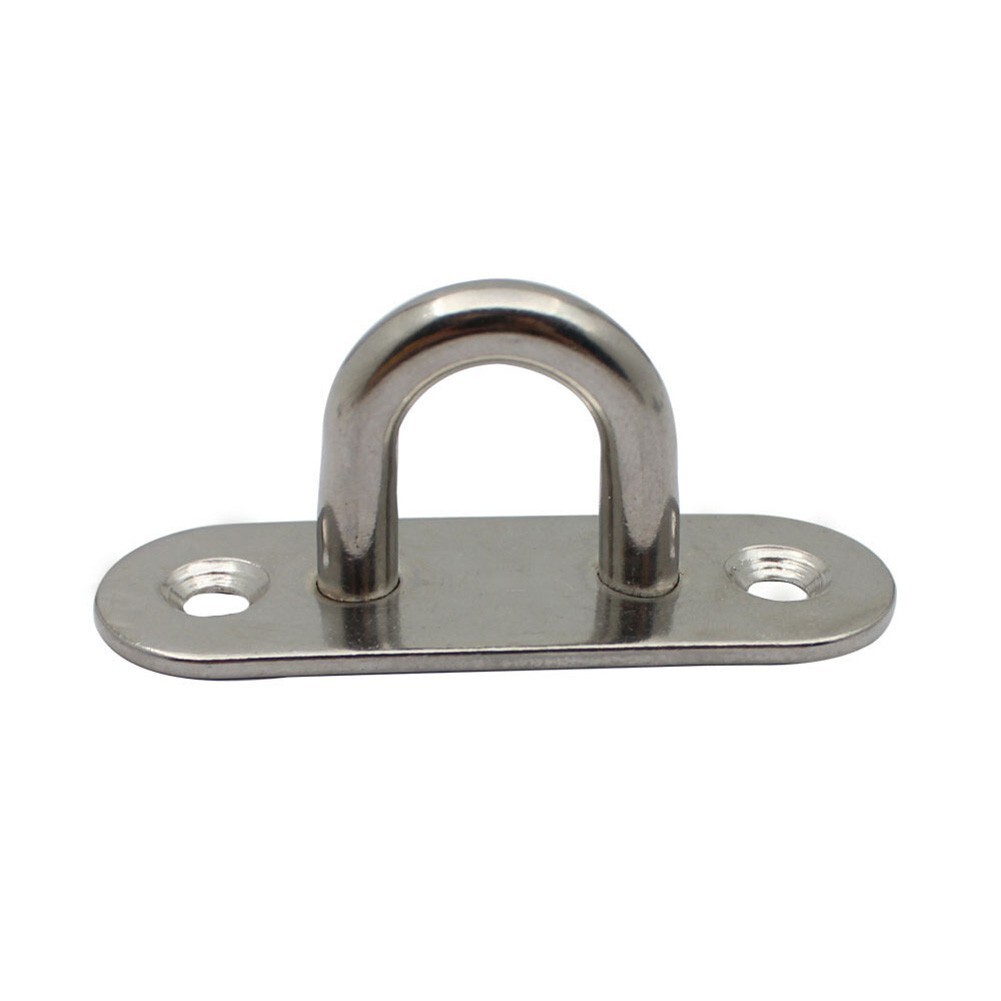 Heavy Duty Stainless Steel Oblong Pad Eye Plate for Yachts and ...