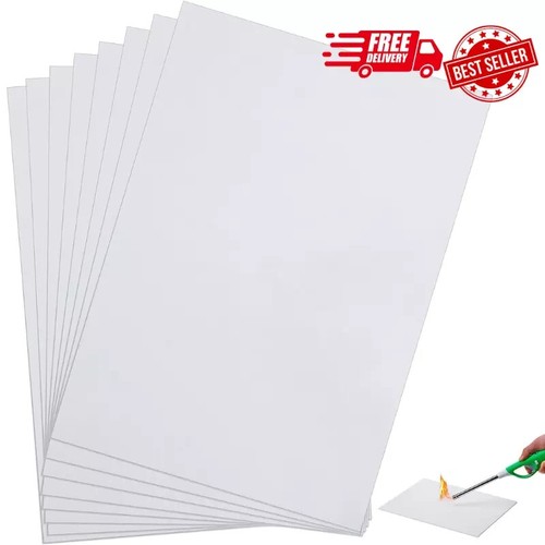 8 Pcs High Temperature Gasket Paper Exhaust Gasket Material White ...