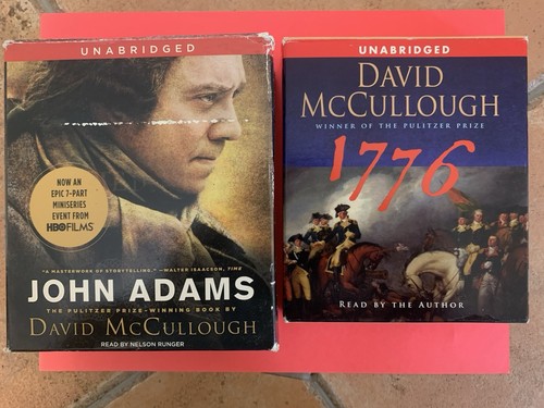 Lot Of 5 History Audio Books David McCullough Jeff Shaara Newt Gingrich ...