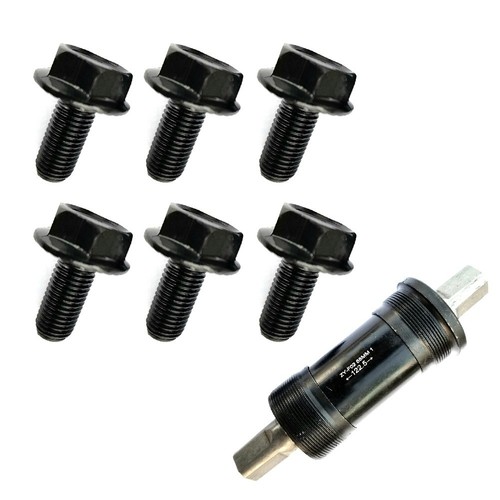 Versatile For Square Taper Bottom Bracket Bolts for Various Bikes 6PCS ...