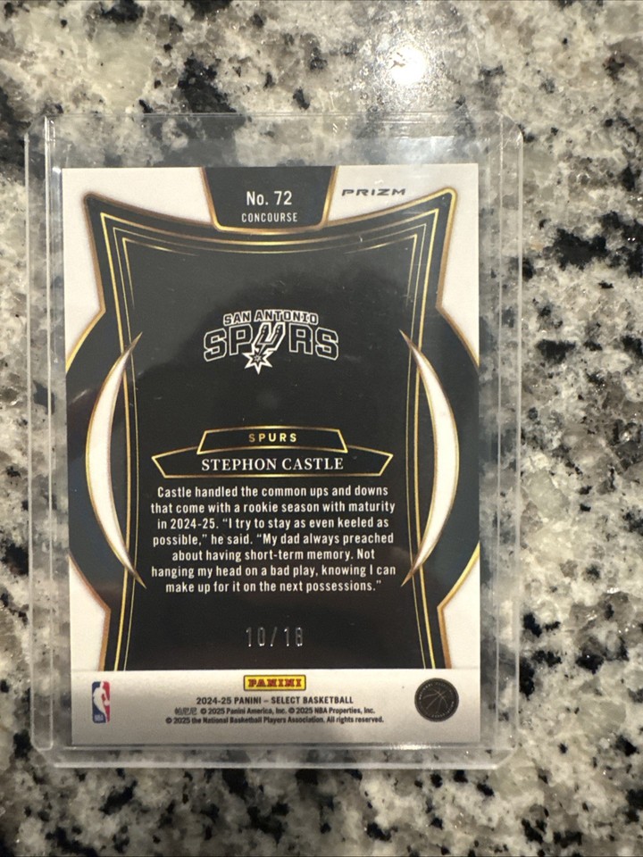 Stephon Castle Orange select Rookie card Numbered /18 | eBay