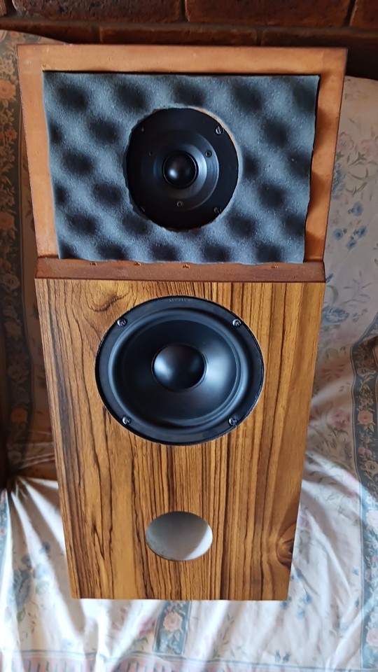 Vifa 2 way time aligned high end speakers with stands 150mm woofer 25mm ...