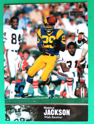 1997 UPPER DECK LEGENDS HAROLD JACKSON #118 LOS ANGELES RAMS NICE | eBay