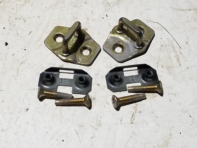 Jeep Wrangler TJ Door Striker Latch Pair LH RH Catch Bracket Bolt ...