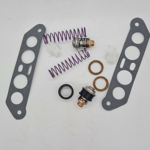 Fit Johnson Evinrude 88 90 100 115 140 V4 Thermostat Kit 18-3673 340975 ...