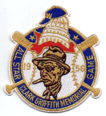 1956 MLB All Star Game Washington Senators Griffth Stadium Jersey Patch ...