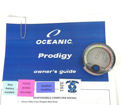 Oceanic Prodigy Scuba Dive Computer Puck Module with Manual #3261 | eBay