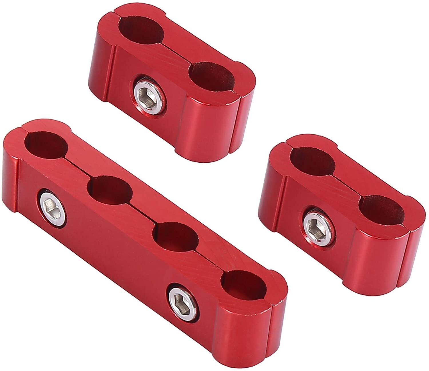 12Pc Aluminum Spark Plug Wire Separator Divider Electrical Screen Wire ...