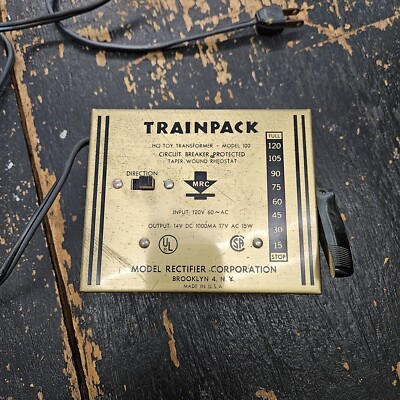 Train Pack Toy Train HO Hobby Transformer Model 100 Model Rectifier ...