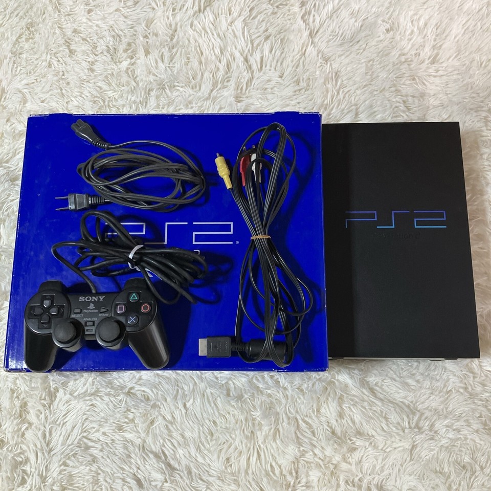 Sony PlayStation 2 PS2 System console with cables TESTED AND WORKING ...
