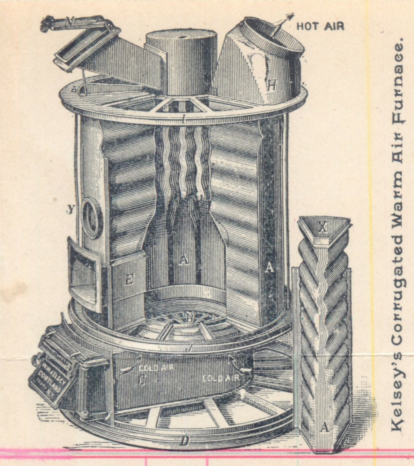 Billhead, Cooper Bros, Foundry & Machine Works, Cortland, New York NY ...