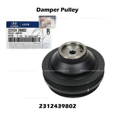 Kia Sorento Damper Pulley | 2312439802 | Genuine OEM | 23124-39802 ...