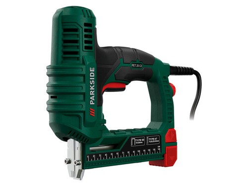 PARKSIDE 2-in 1 Electric Nail Gun Stapler For Staples 15–25mm and Nails ...