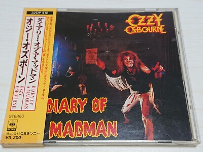 OZZY OSBOURNE - Diary Of A Madman JAPAN CD BOX OBI 32DP 416 Ultra Rare ...
