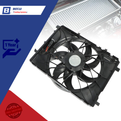 2045000293 Radiator Cooling Fan Assembly For Mercedes E350 E400 C300 ...