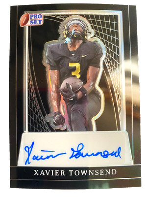 2024 Leaf Pro Set Metal Prismatic Black #XT2 Xavier Townsend Autograph ...