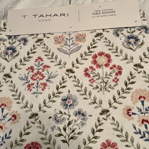 Tahari Home Table Runner New 16”x90 | eBay