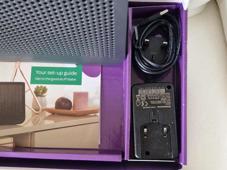 TalkTalk Wireless Super Router Fast 5364-3 T8 Wi-FI Hub Broadband WPS ...