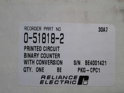 RELIANCE ELECTRIC CONVERTER BOARD 0-51818-2 (REMANUFACTURED) | eBay