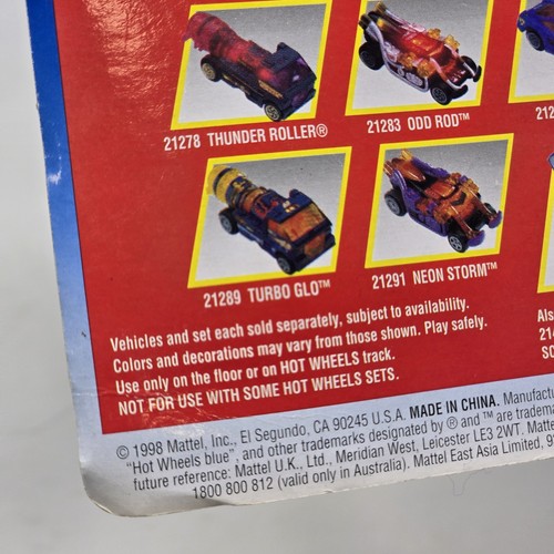 Mattel Hot Wheels Light Speeders X-V Racers Power Base Booster New 1998 ...