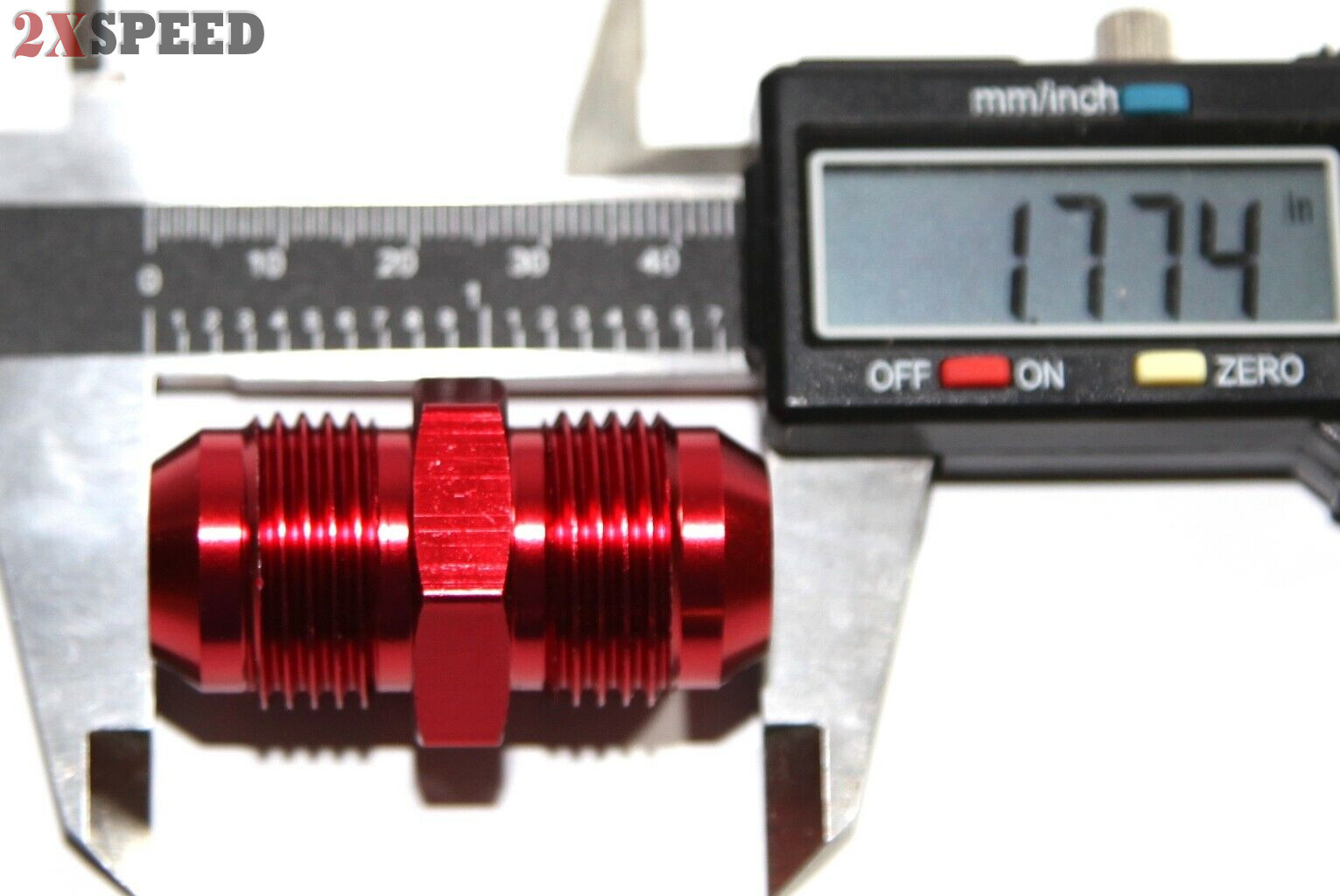 -10AN Male to -10AN Male Thread Straight Aluminum Anodized Fitting ...